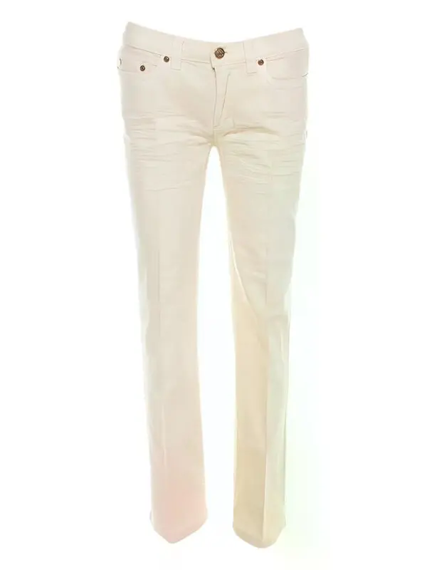 Roberto Cavalli Cotton Straight-leg Jeans - Neutrals