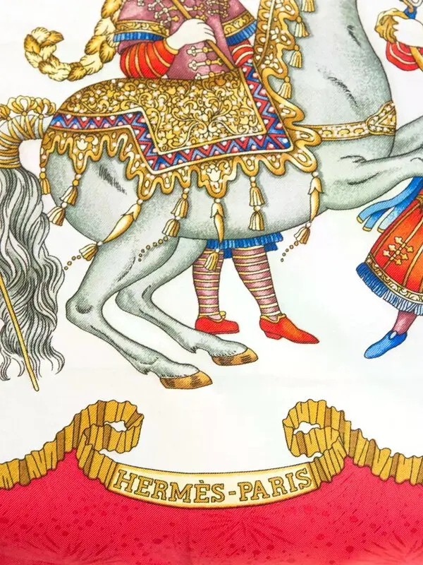 Hermès 1994 Les Fetes Du Roi Soleil Scarf
