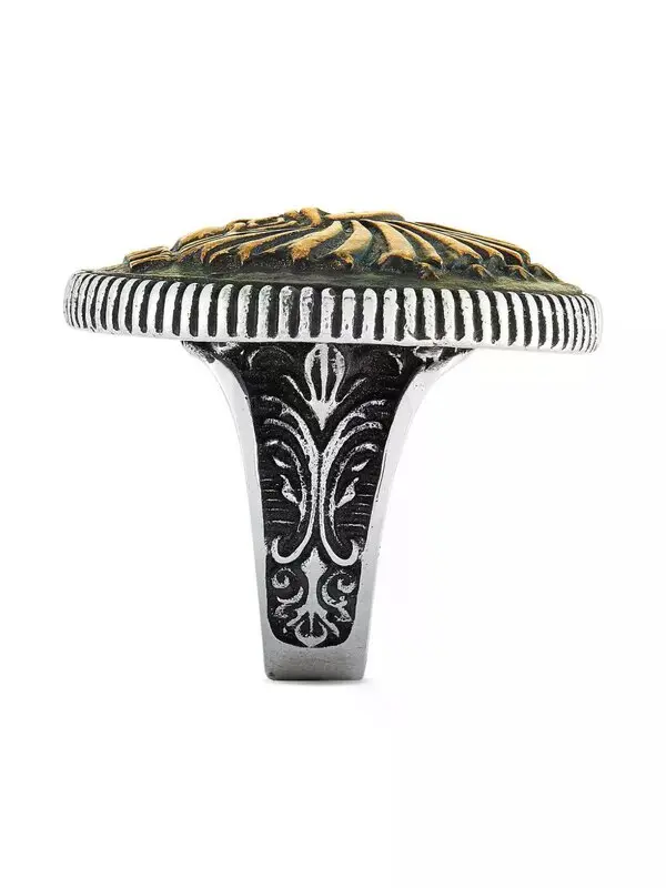 KING BABY STUDIO Sterling Embossed Coin Band Ring