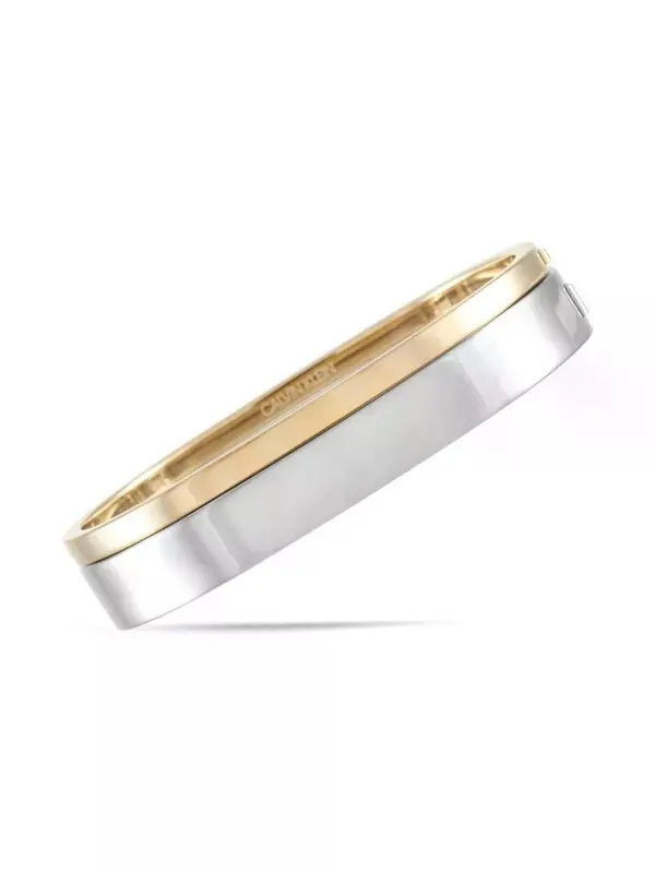 Calvin Klein Two-tone Stainless Steel Bracelet - Silver