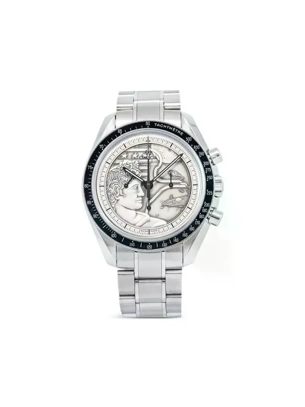 Omega Speedmaster Professional Apollo Xvii Chronograph Watch - Silver