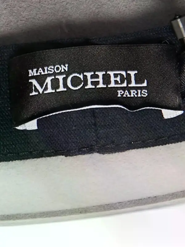 MAISON MICHEL Flat-top Brim Hat - Grey
