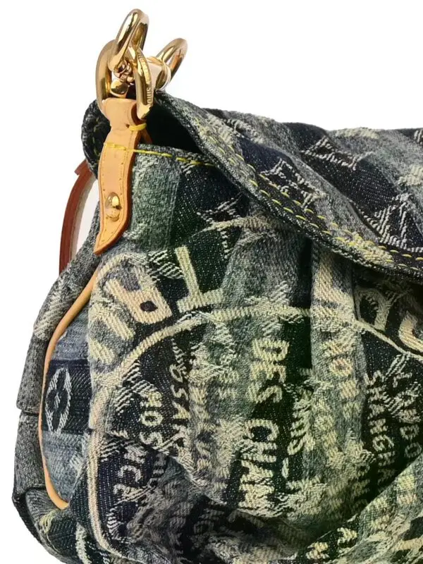 LOUIS VUITTON Pre-owned 2006 Mini Pleaty Raye Shoulder Bag - Blue