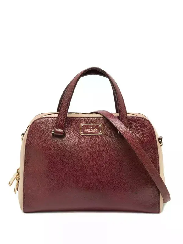 Kate Spade New York Leather Tote Bag - Red