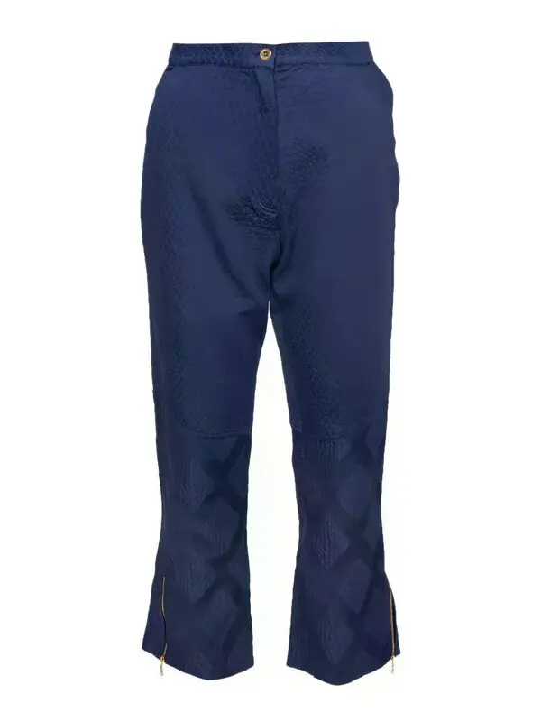 Kenzo Geometric Texture Cropped Trousers