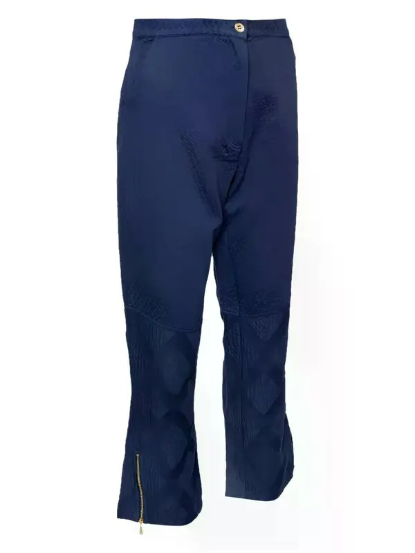 Kenzo Geometric Texture Cropped Trousers