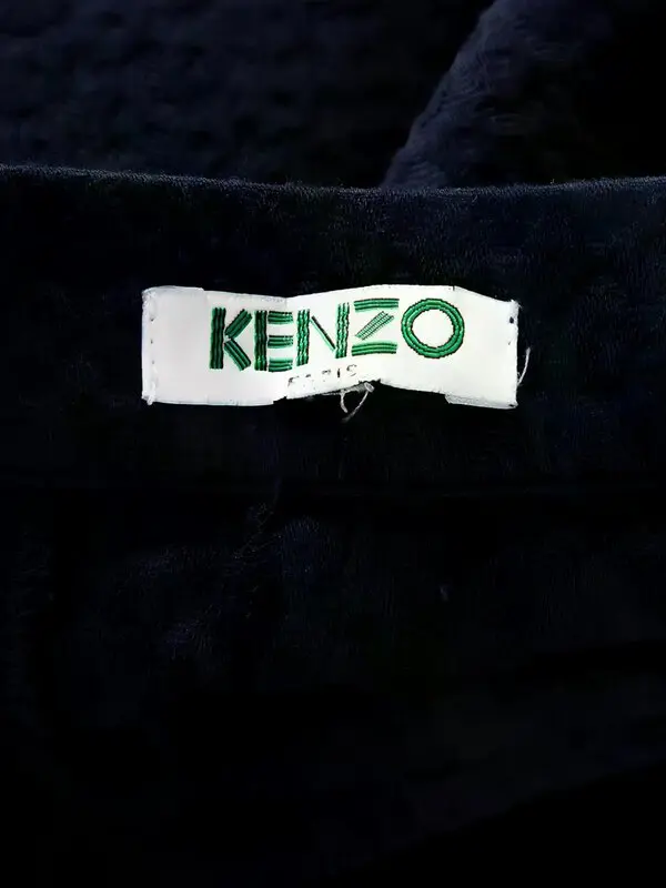 Kenzo Geometric Texture Cropped Trousers