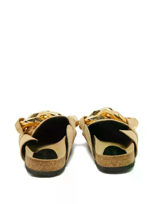 JW Anderson 2024 Chain Link Suede Sandals