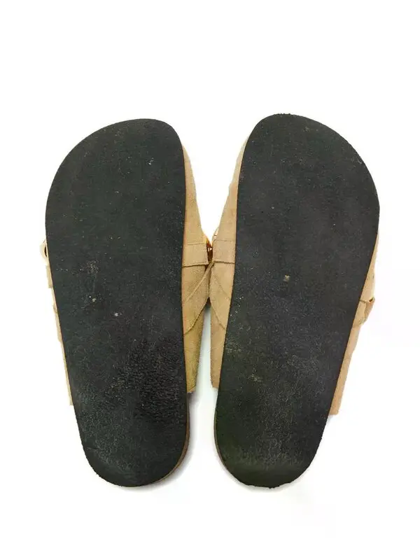 JW Anderson 2024 Chain Link Suede Sandals