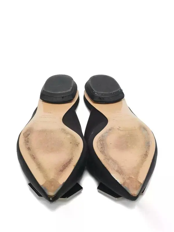 NICHOLAS KIRKWOOD Eden Geometric-embellishment Mules - Black