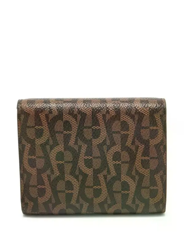 AIGNER Monogram-print Wallet - Brown