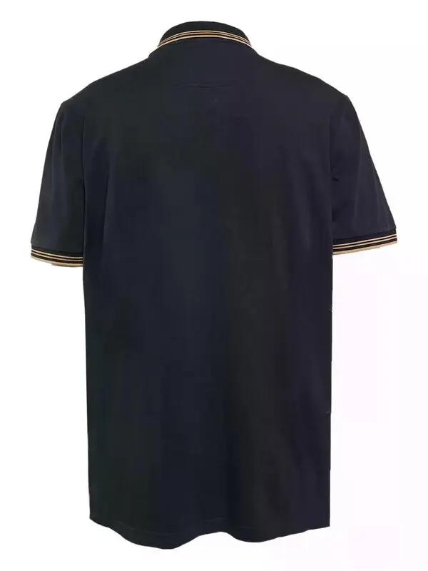 BOSS Pre-owned Contrasting-detailing Polo Shirt - Blue