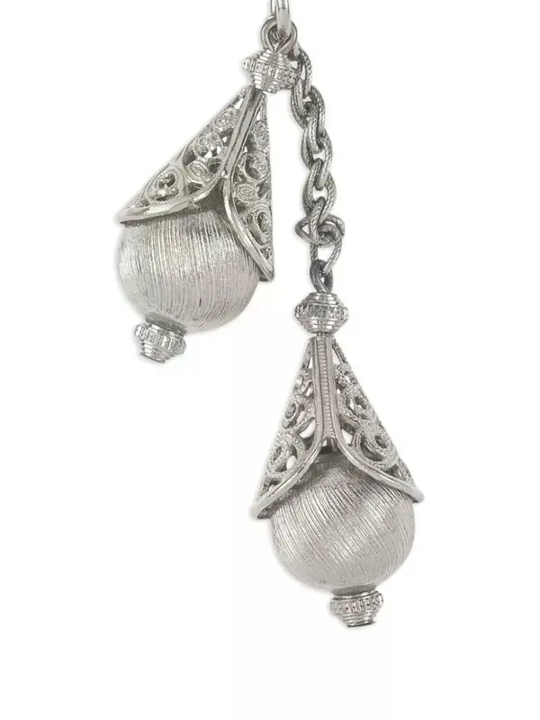 MONET 1970s -tone Plated Link Bracelet - Silver