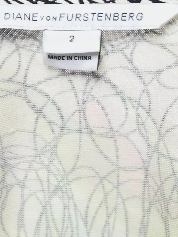 Diane Von Furstenberg Silk Wrap Dress - Neutrals