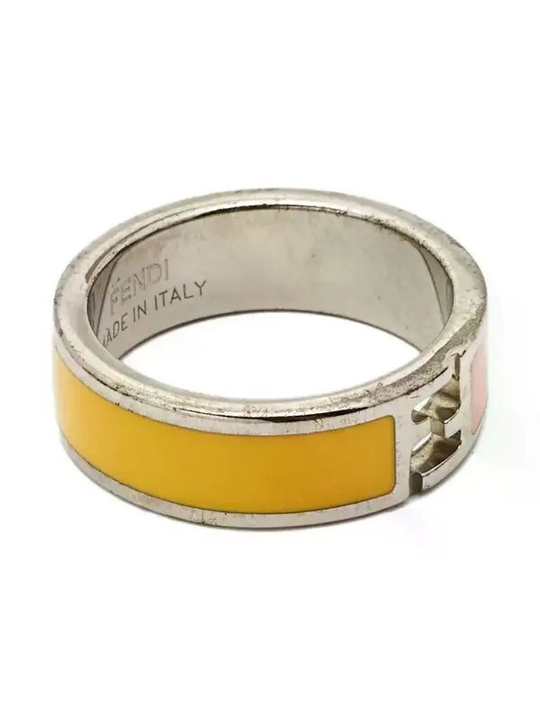 Fendi Tone Enamel Ring