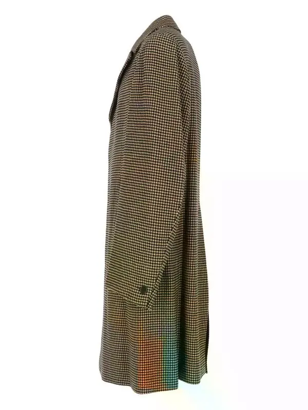 ROMEO GIGLI 1990s Checked Wool Coat