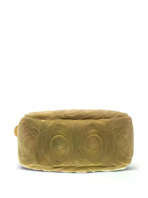 Alberta Ferretti Satin Tote Bag With Swirling Pattern