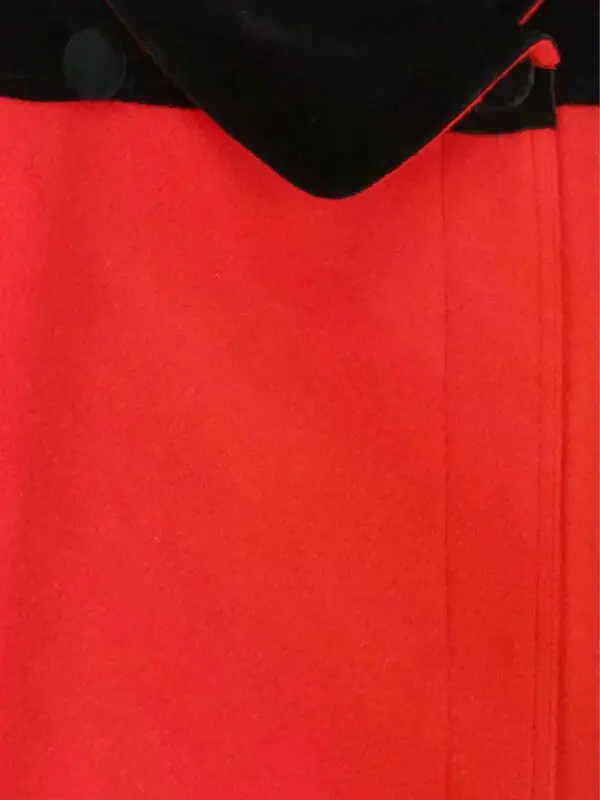 A.N.G.E.L.O. VINTAGE CULT Vintage Colour-block Cotton-wool Blend Coat