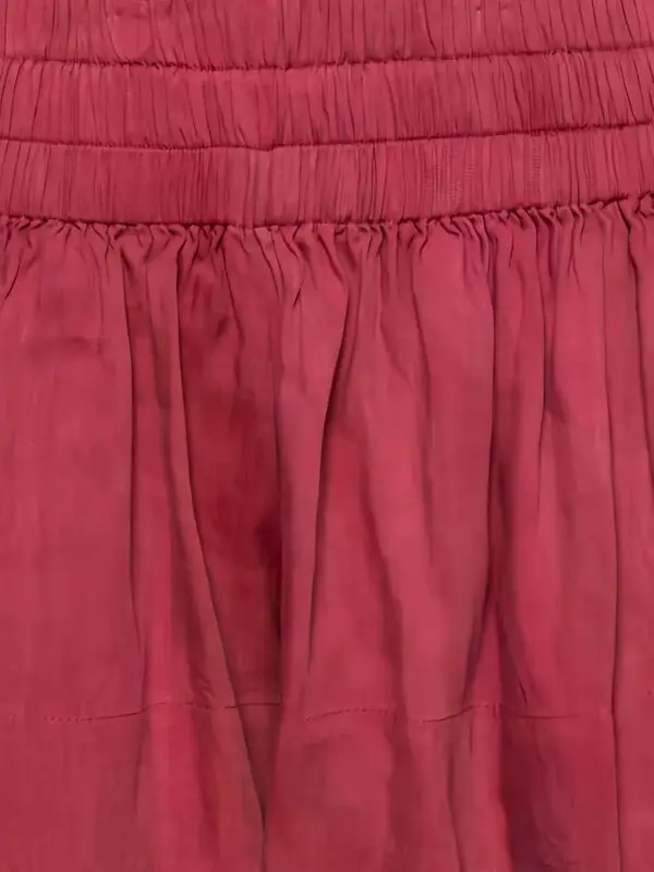 ISABEL MARANT VINTAGE Smocked Pleated Mini Skirt