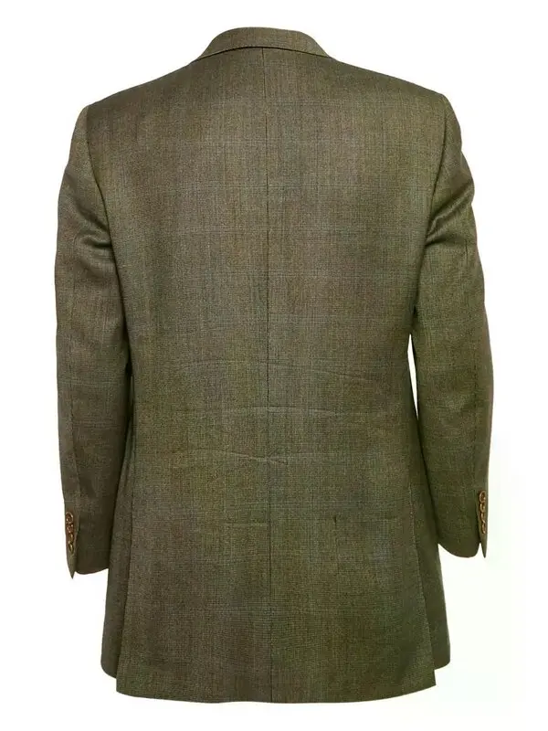 LANVIN 2023 Patterned Wool Blazer - Green