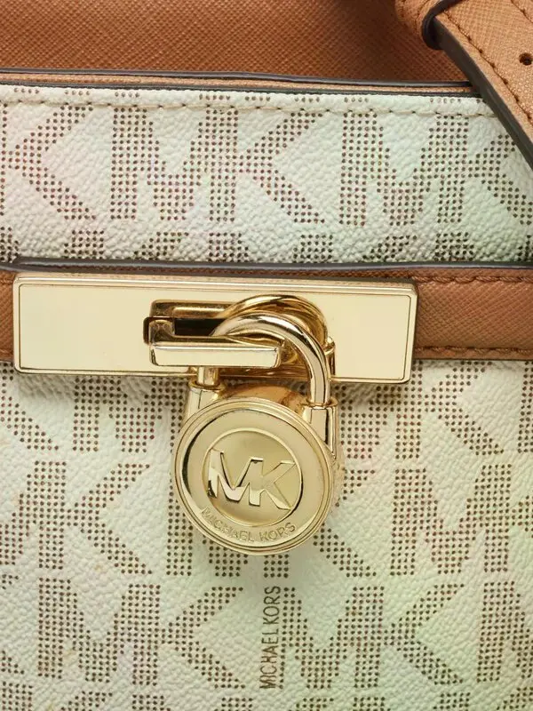 Michael Kors Monogram Padlock Bag