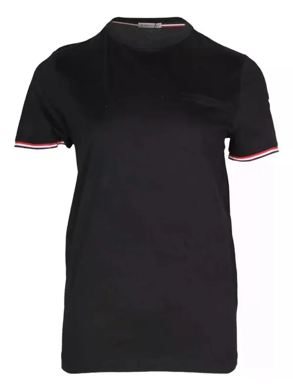 Moncler Striped-cuffs Cotton T-shirt