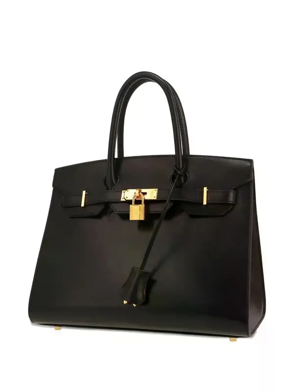 Hermès 2022 Birkin 30 Leather Handbag - Black
