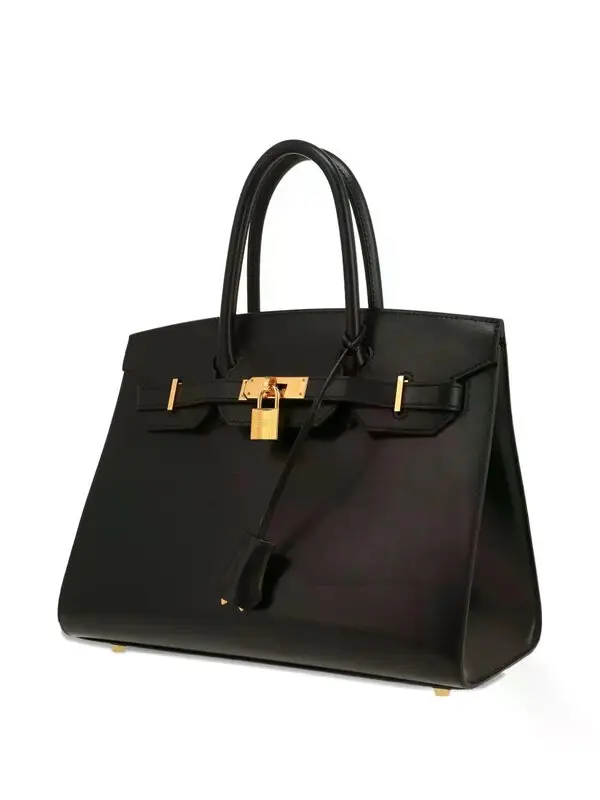 Hermès 2022 Birkin 30 Leather Handbag - Black