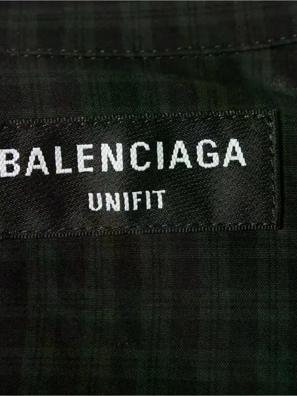 Balenciaga Gingham-print Shirt