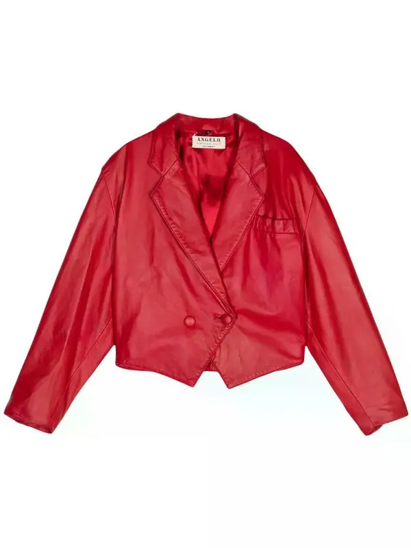 A.N.G.E.L.O. VINTAGE CULT 1980s Leather Blazer - Red