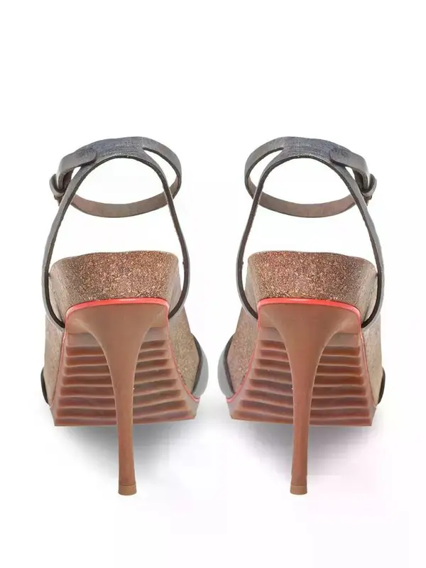 Stella McCartney Tone Buckled Stiletto Sandals