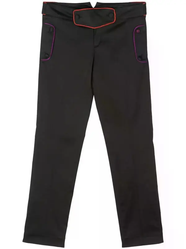 Gucci Cotton Blend Slim-cut Trousers