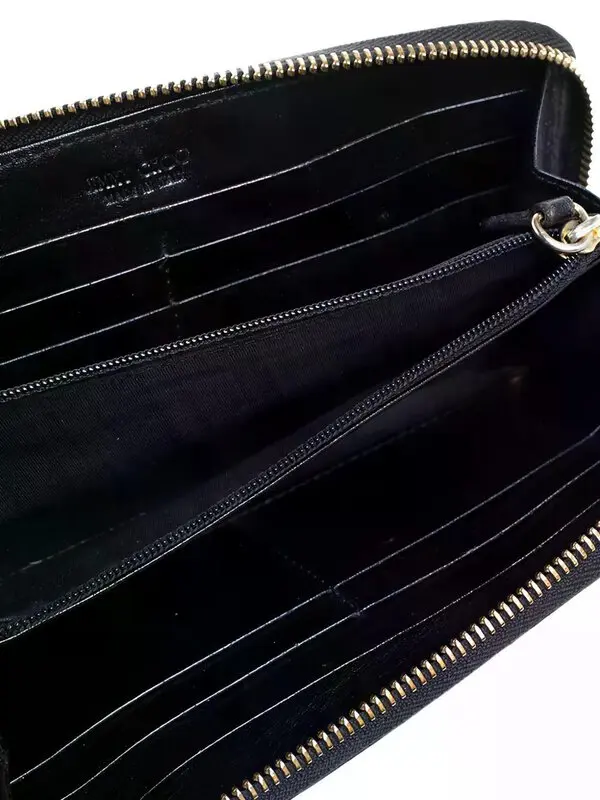 JIMMY CHOO Leopard-print Zip Wallet
