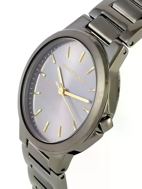 Rebecca Minkoff Stainless Steel Link Bracelet Watch - Grey