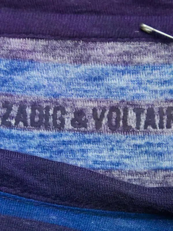 Zadig&Voltaire Striped Long-sleeve T-shirt - Blue