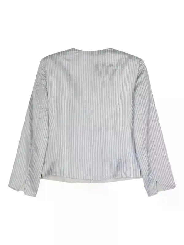 Giorgio Armani 1990s Embossed-finish Jacket