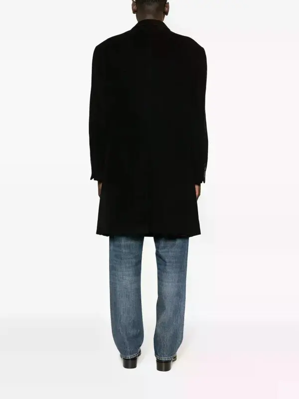 A.N.G.E.L.O. VINTAGE CULT 1990s Single-breasted Wool Blend Felted Coat