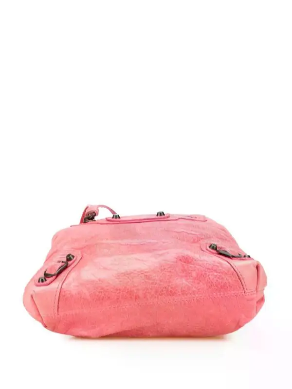 Balenciaga Lambskin Motocross Move On Drawstring Pouch