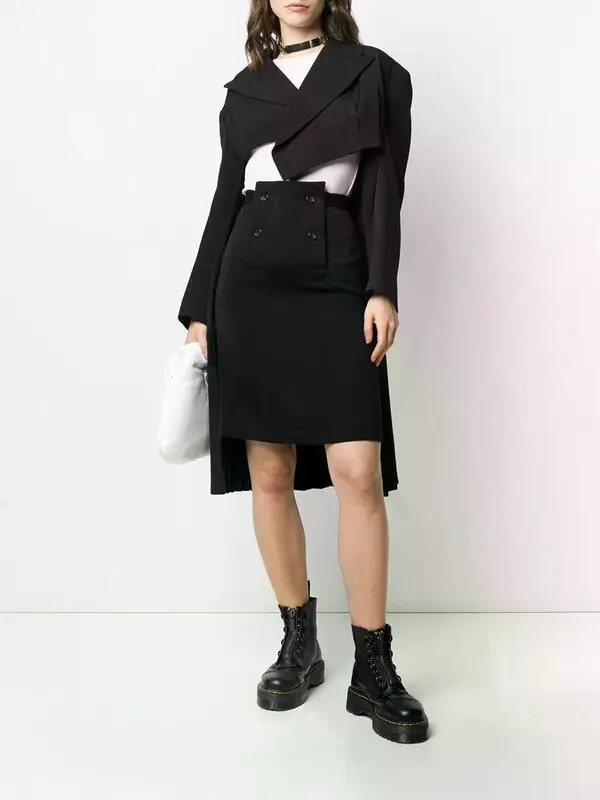 Comme Des Garçons 1980s Pleated Back Jacket