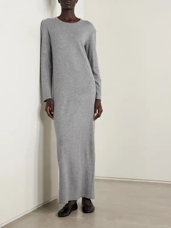 THE ROW Aline Cashmere Maxi Dress