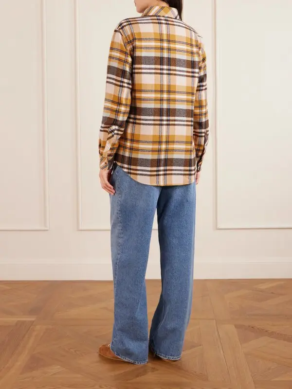 GOD’S TRUE CASHMERE God's True Cashmere Checked Cashmere Shirt