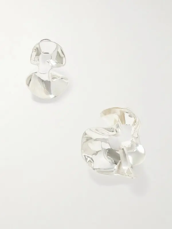 Dinosaur Designs Plated Earrings - Silver