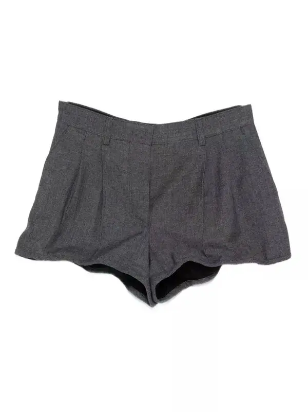 Prada Tailored Wire Detail Shorts