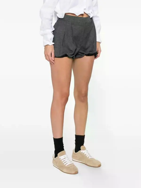Prada Tailored Wire Detail Shorts