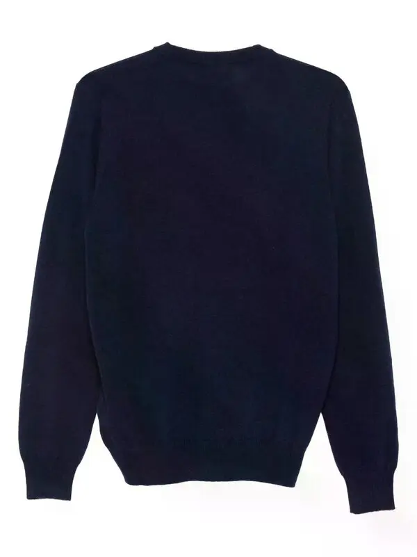 DELL'OGLIO Crew Neck Sweater - Blue