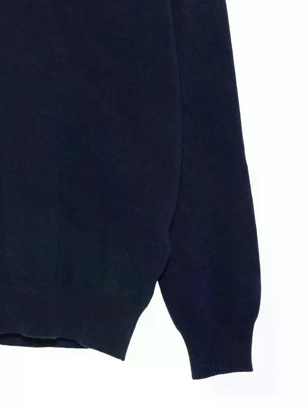 DELL'OGLIO Crew Neck Sweater - Blue