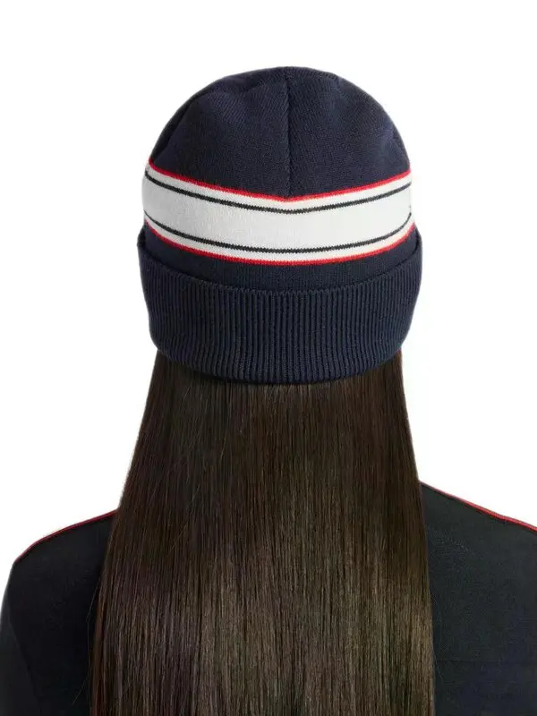 Fusalp Embroidered Logo Beanie Hat - Blue