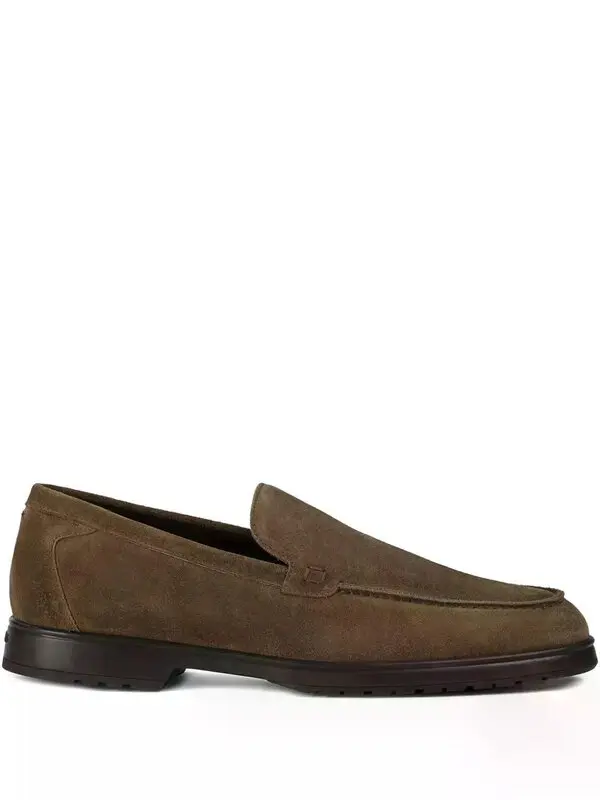 DOUCAL'S Suede Slip-on Loafers