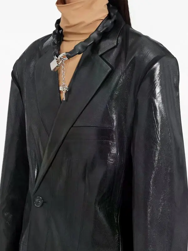 MAISON MARGIELA Coated Single-breasted Blazer