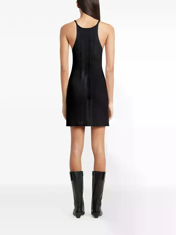 COURREGES Ribbed-knit A-line Dress